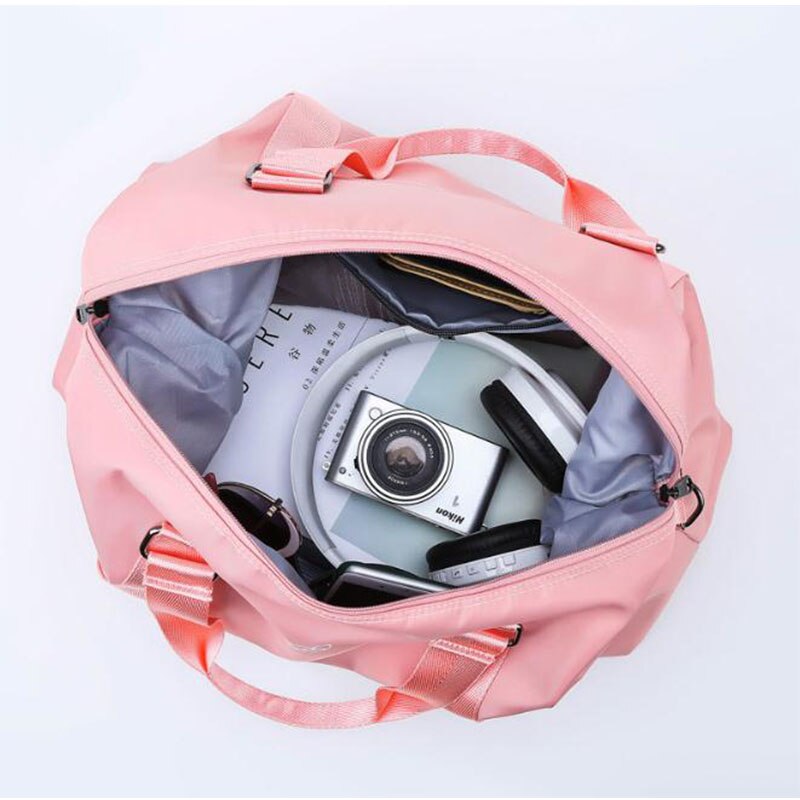 Sport Bag For Women Pink Men Gym Nylon Storage Bag... – Grandado