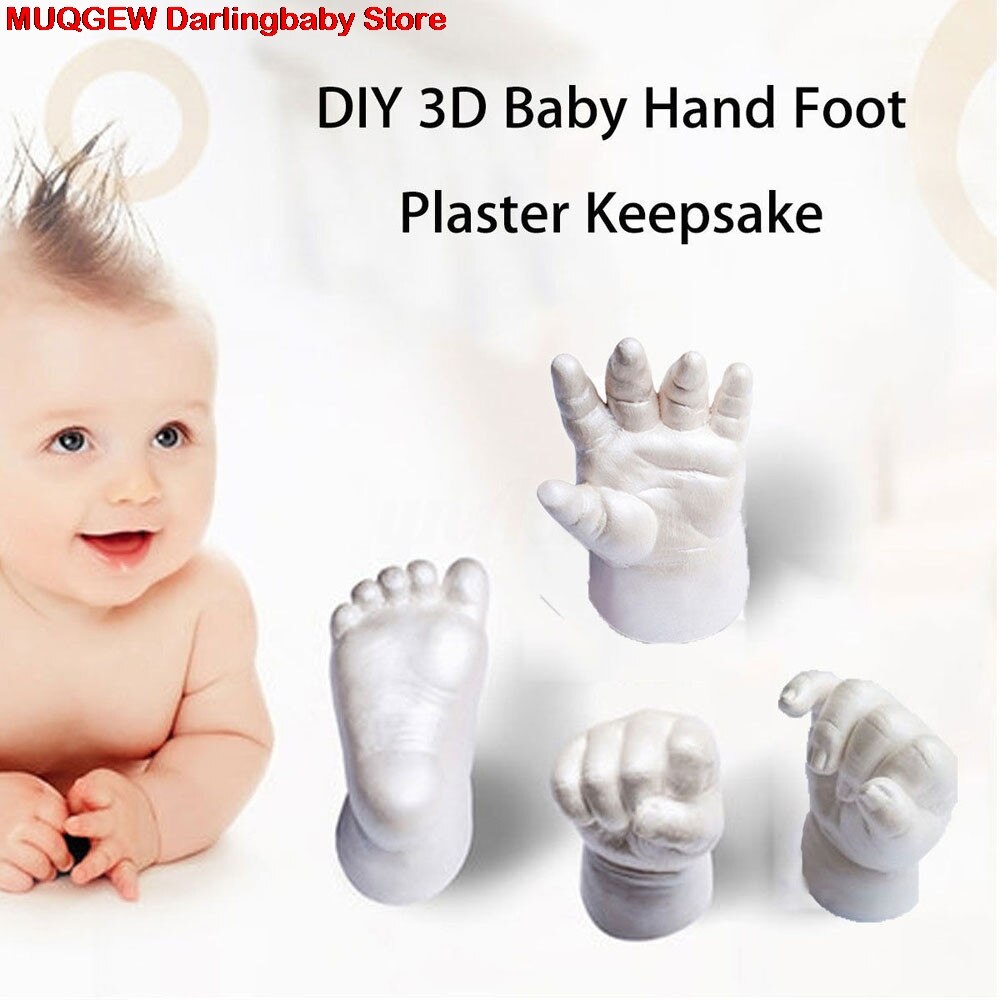 3D Plaster Newborn Baby Handprint Footprint Mould ... – Grandado