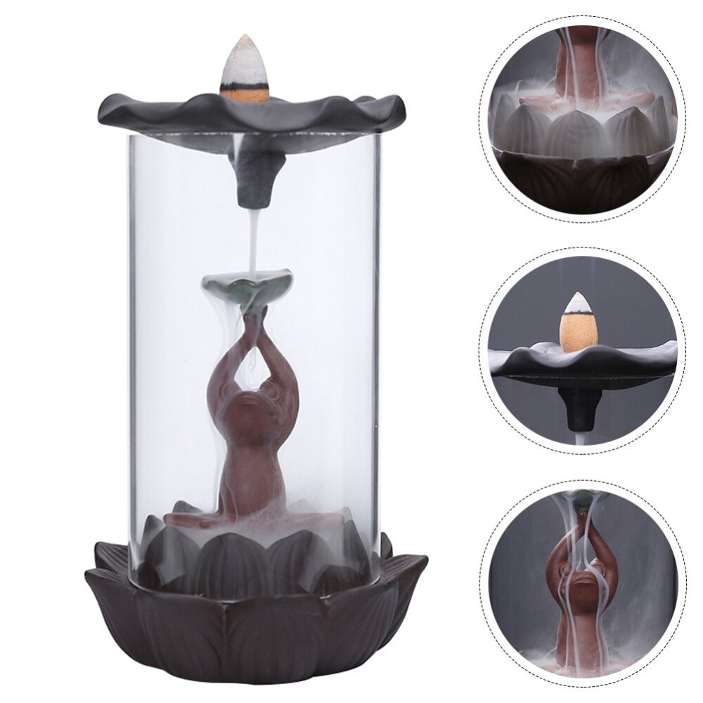 Ceramic Backflow Incense Holder Incense Cone Burne... – Grandado