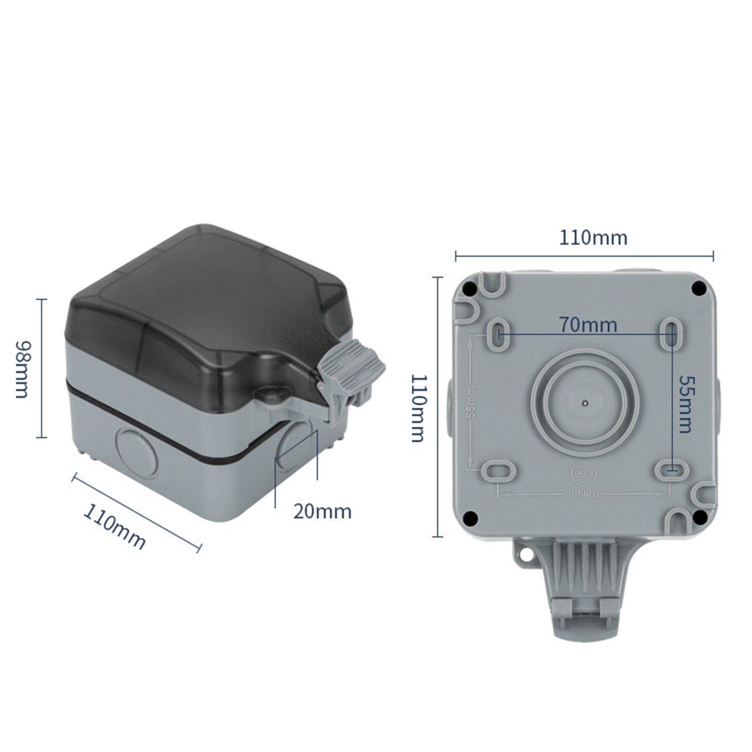 Outdoor USB Wall Sockets EU Plug Electrical Power ... – Vicedeal