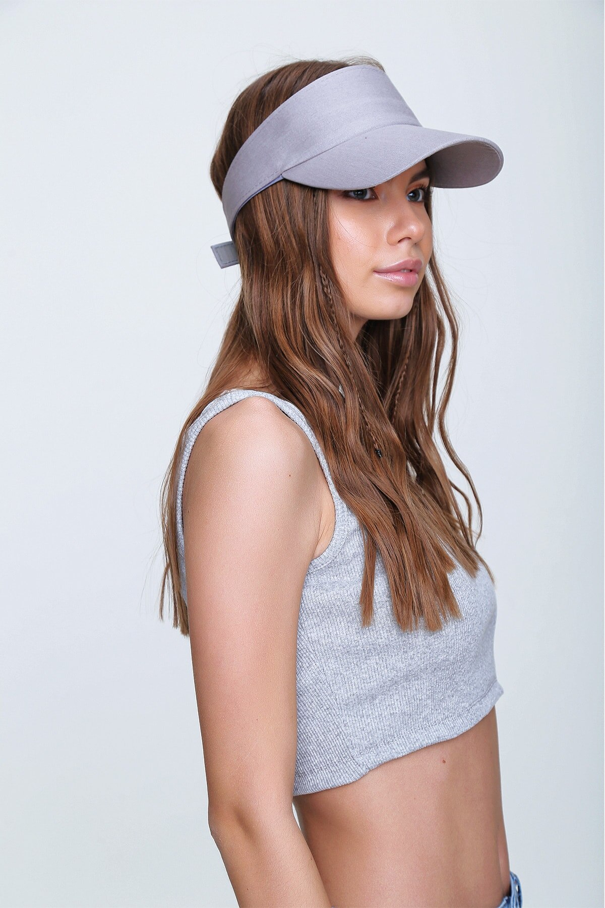Women's Gray Tennis Cap Hat Season Latest – Vicedeal