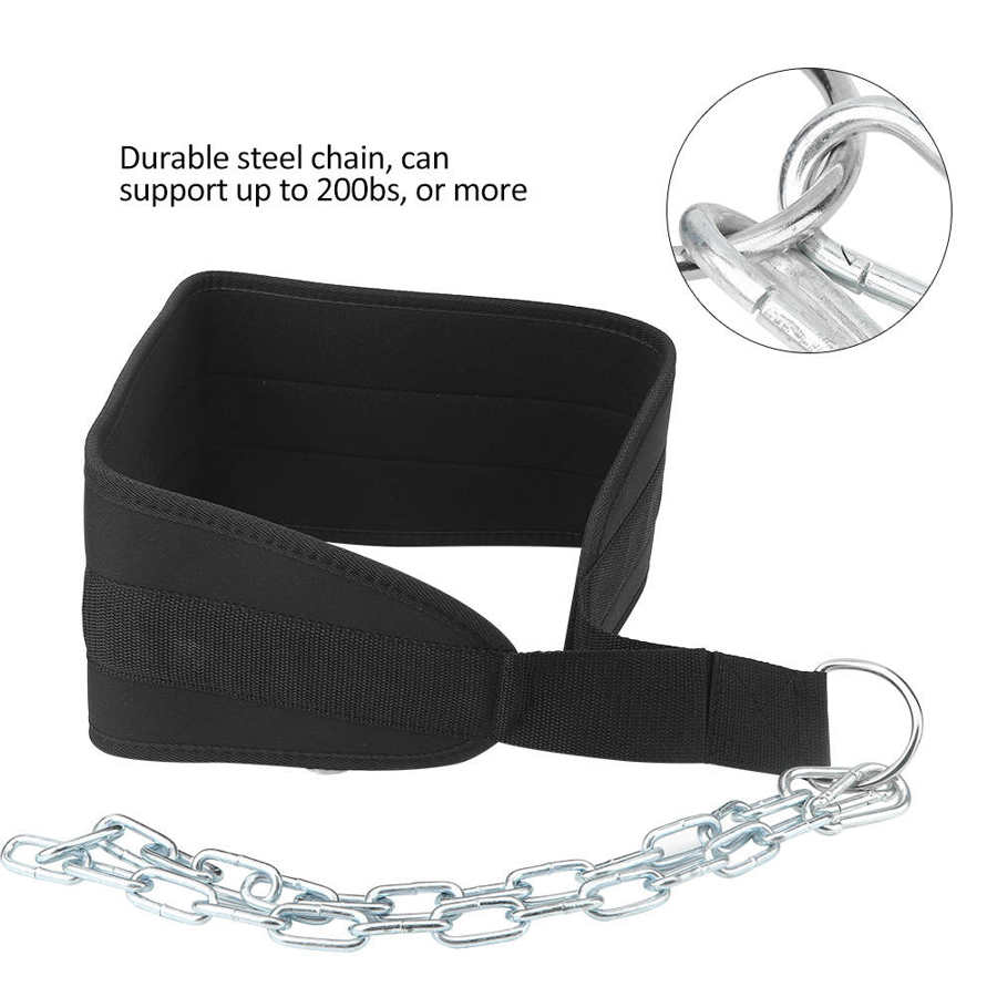 Dip Belt Pull Up Half Length Power Weighted Dip Be... – Grandado