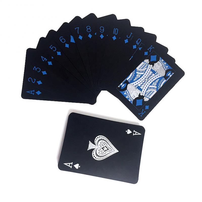 PVC Golden Playing Cards Poker Game Deck Poker Set... – Grandado