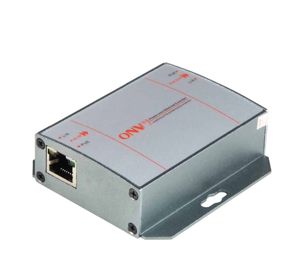 10/100M Poe Extender; 1x RJ45 Input Poort; 1x RJ45... – Grandado
