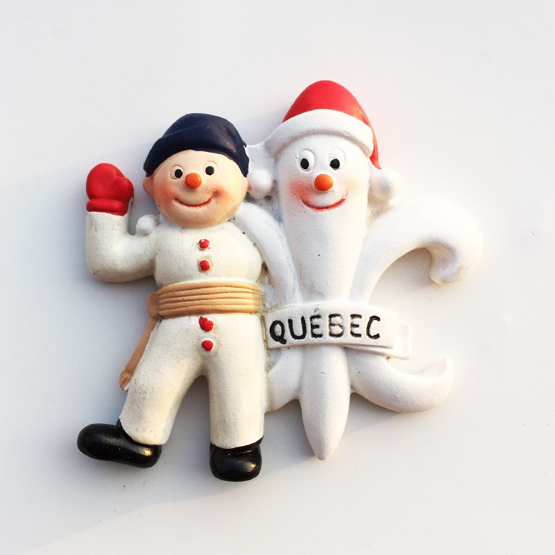 Canada Quebec Snowman Cartoon Style Fridge Magnets... – Vicedeal