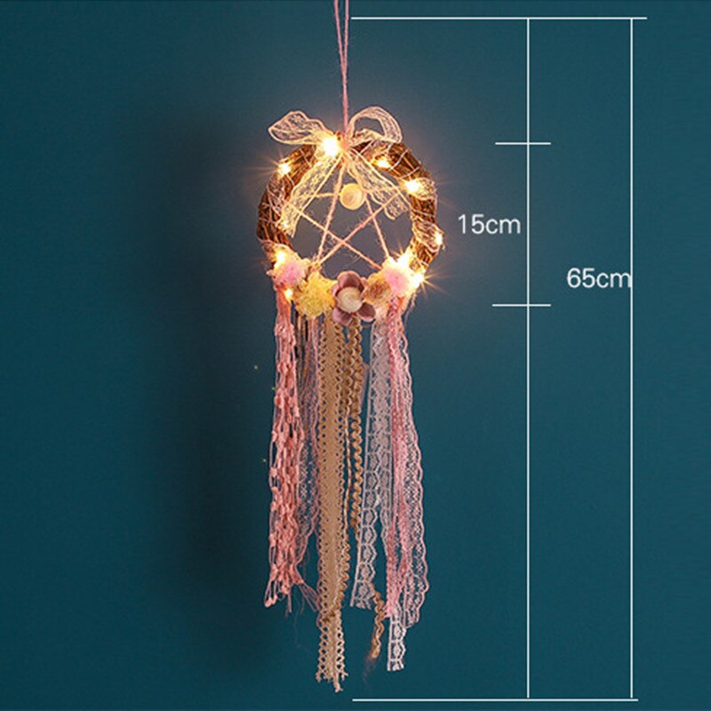LED dream catcher lights for baby girl hanging hom... – Grandado