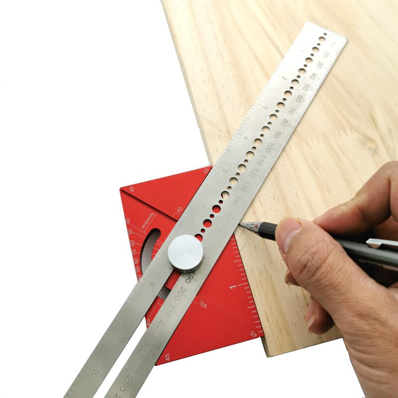 Woodworking Dividing Line Ruler Aluminum Alloy Ang... – Grandado