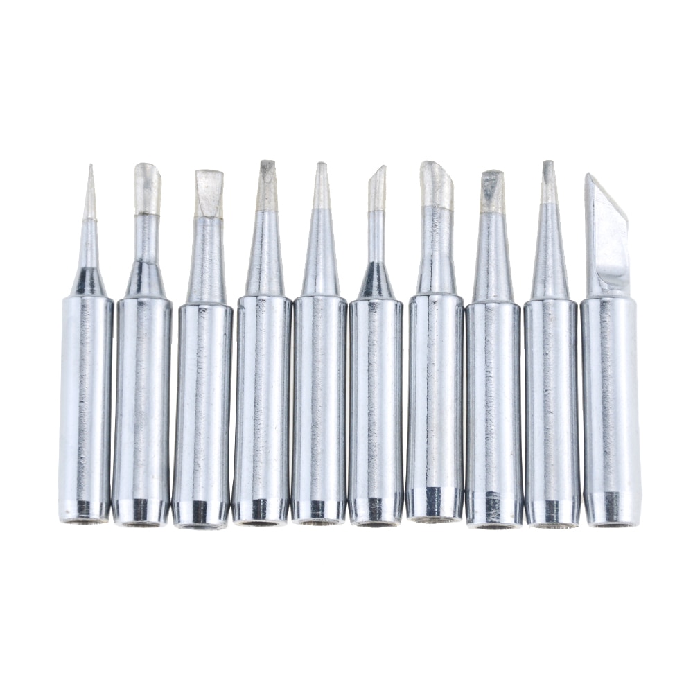 10Pcs 900M-T Soldering Iron Tips Silver Soldering ... – Vicedeal