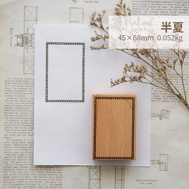 Vintage Frame Label Stempel Diy Houten Stempels Vo... – Vicedeal