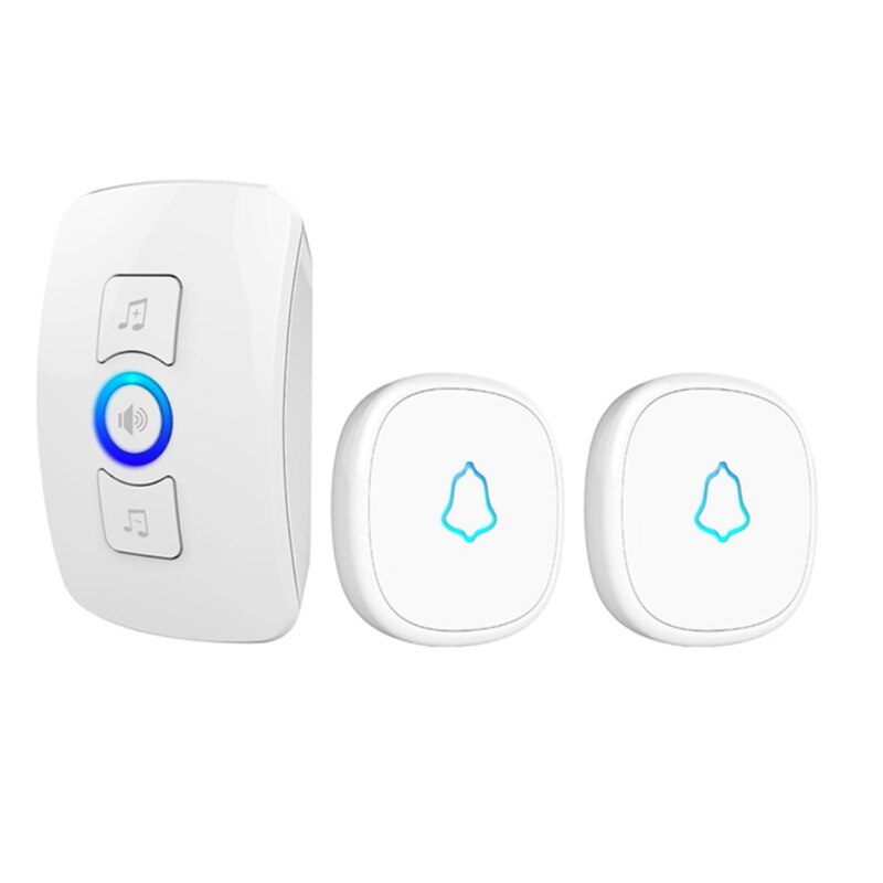 Wireless Doorbell White Color Home Security Welcom... – Grandado
