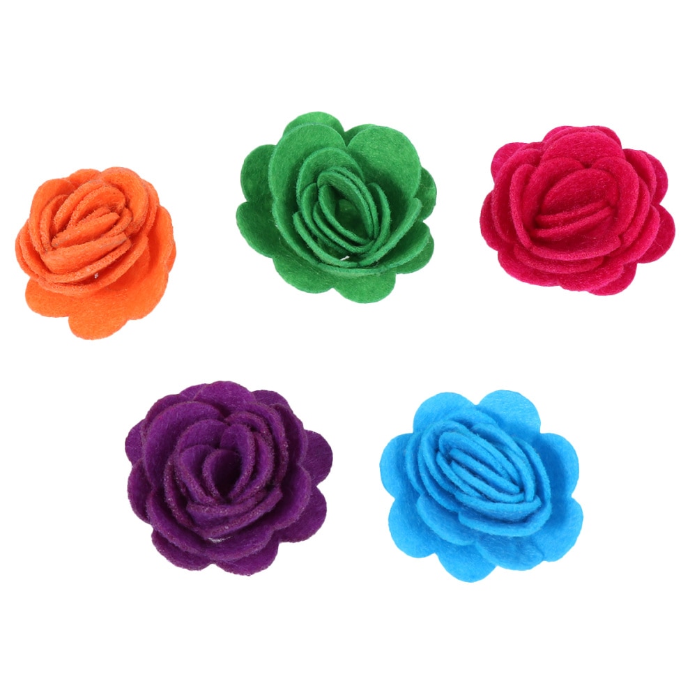 50 Pcs Simulation Filz Blume Nette Blume Appliques... – Vicedeal