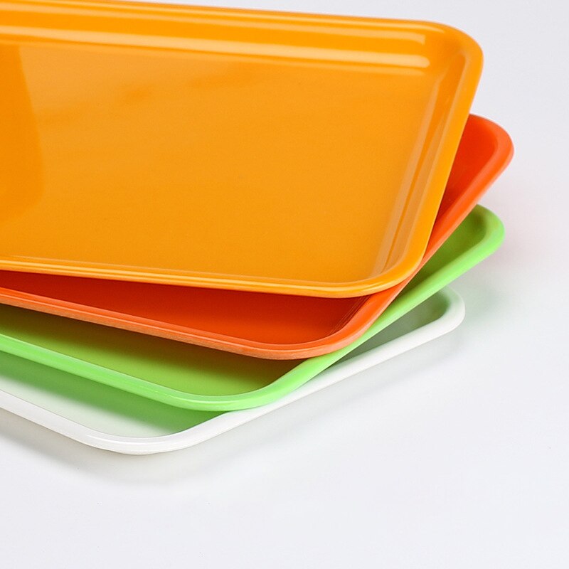 Tableware Rectangular Tray Plastic Tray Household ... – Vicedeal