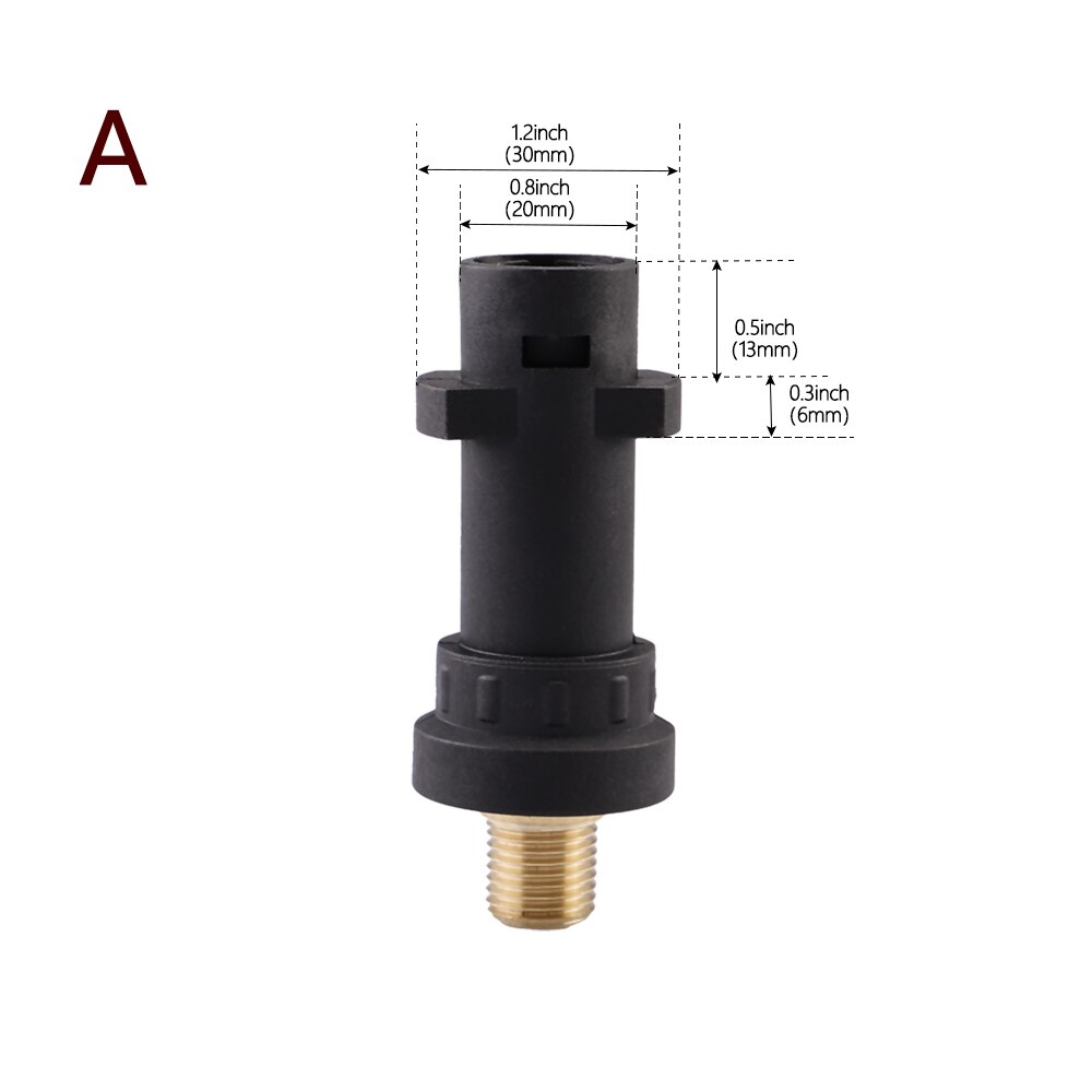 SPTA Snow Foam Lance Adapters Plastic Adapter Foam... – Grandado