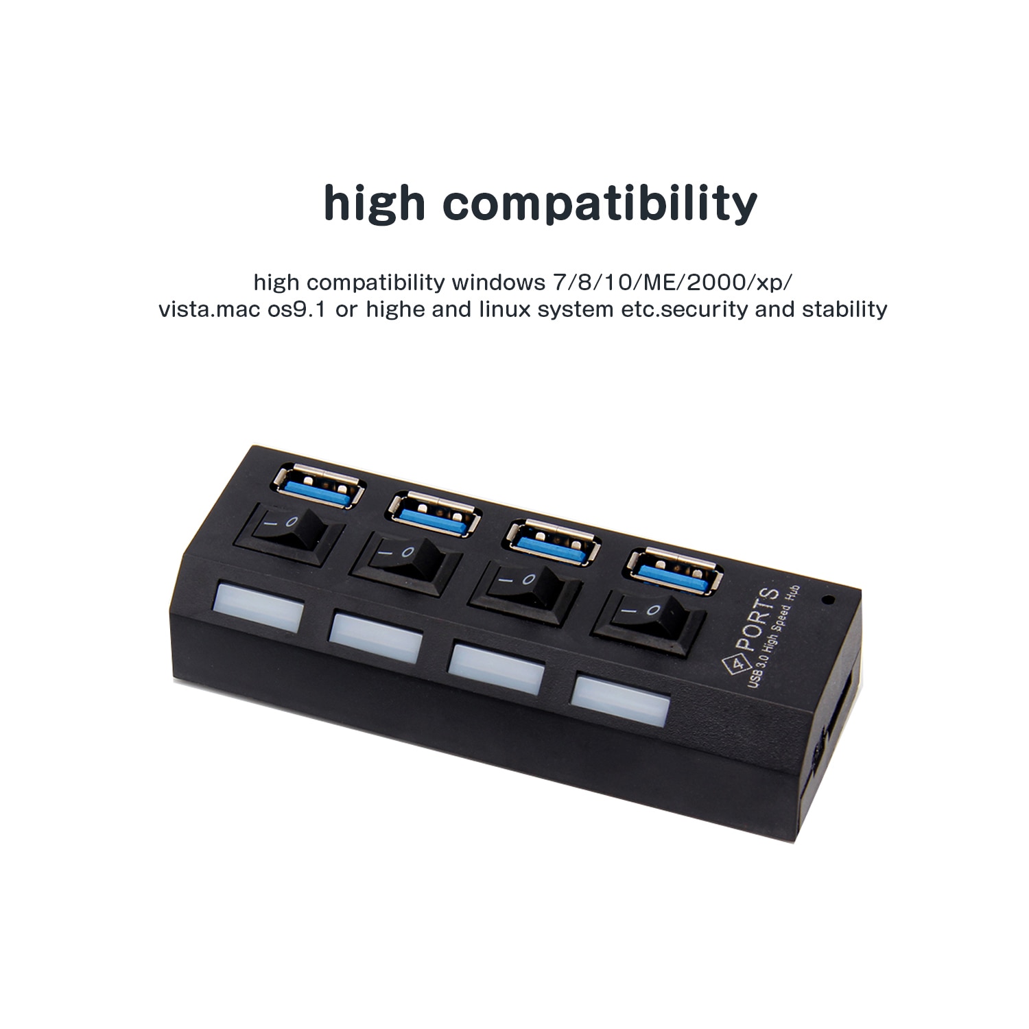 USB 3,0 HUB 4 Port USB 3,0 Splitter Mehrere USB 3,... – Vicedeal