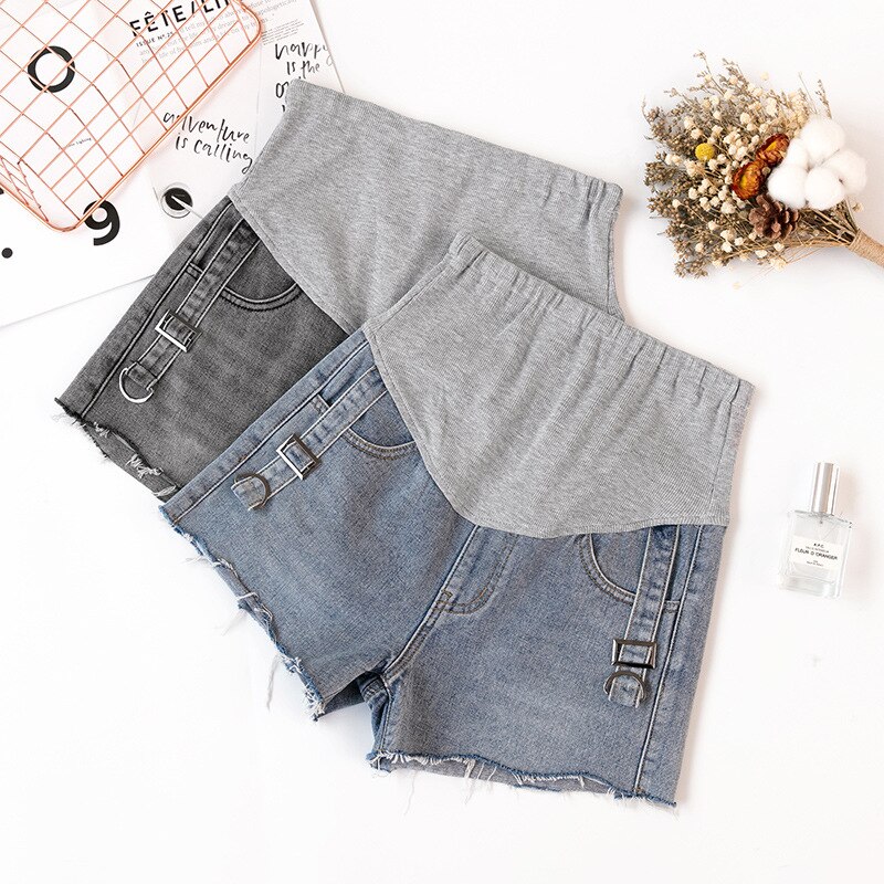 Maternity Denim Shorts Pants For Pregnant Women Cl... – Grandado