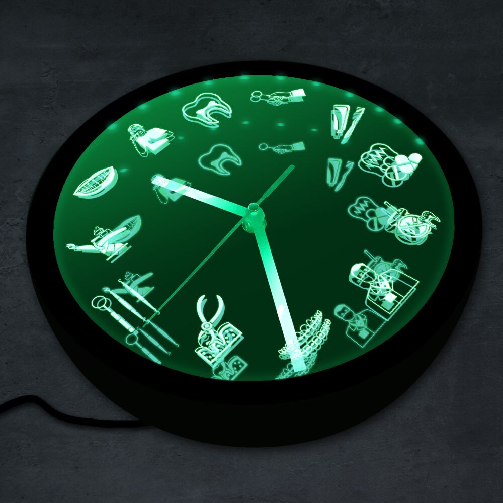 Dentist Tooth Sign Dental Clinic Decor Luminous Wa... – Grandado