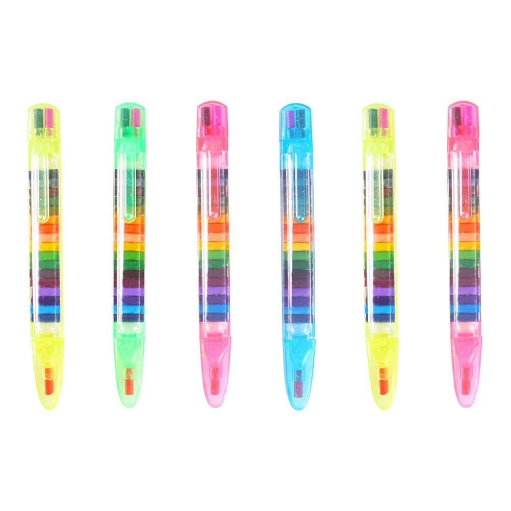 6Stck Bunte Buntstifte freundlicher Graffiti Stift... – Grandado