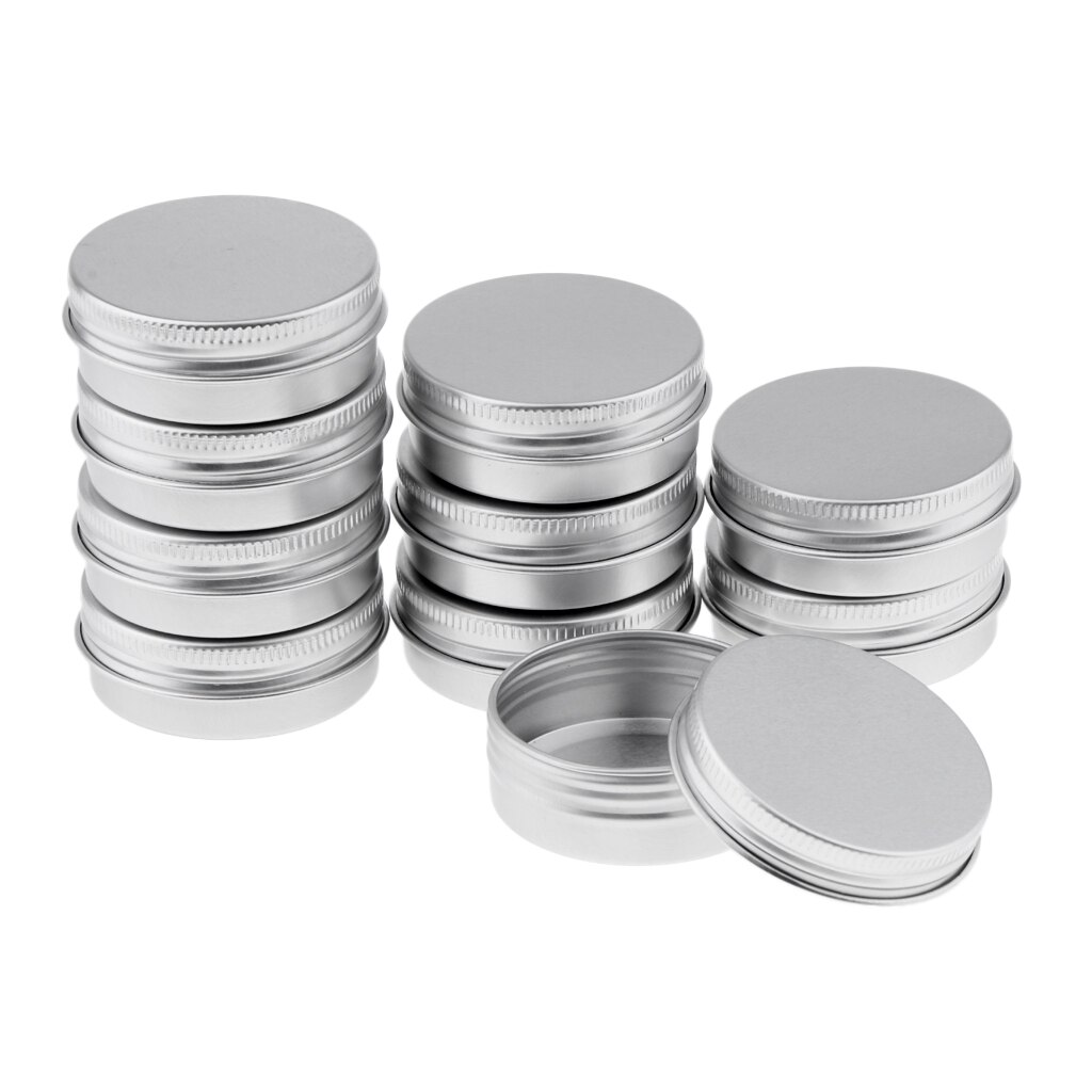 Aluminum Tin Jars, 1 Oz, 30 Ml Gram Jar, 10 Pieces... – Grandado
