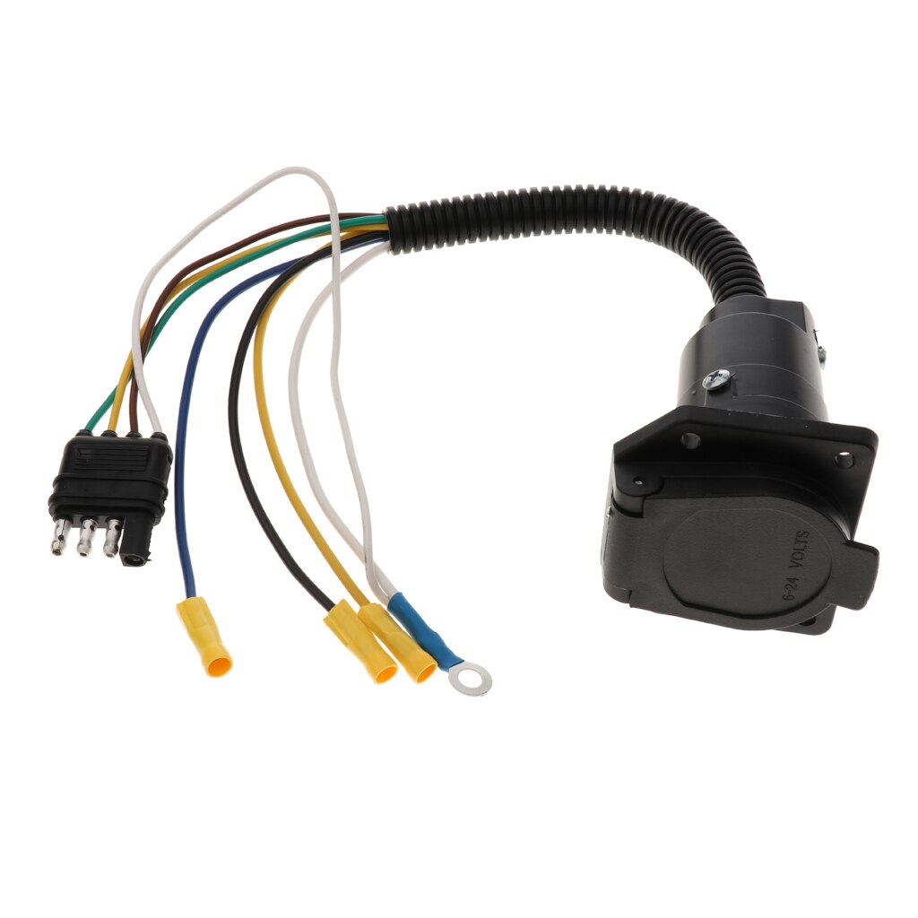 MagiDeal 4 Pin to 7 Pin Car RV Truck Trailer Wirin... – Grandado