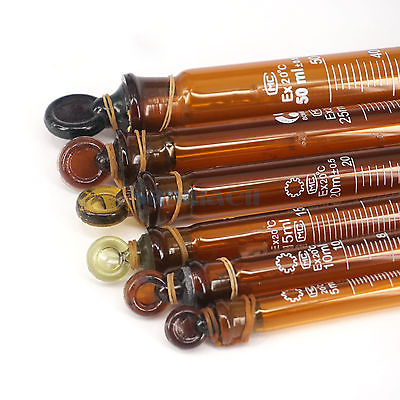 5/10/20/15/25/50ml Graduated Lab Glass Test Tube R... – Vicedeal