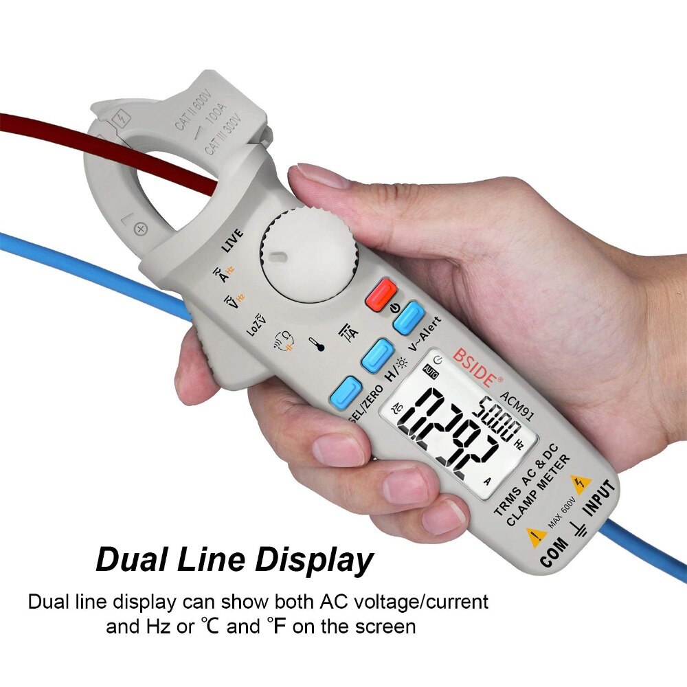 Ultra-portable Digital Clamp Meter True- DC AC Cur... – Vicedeal