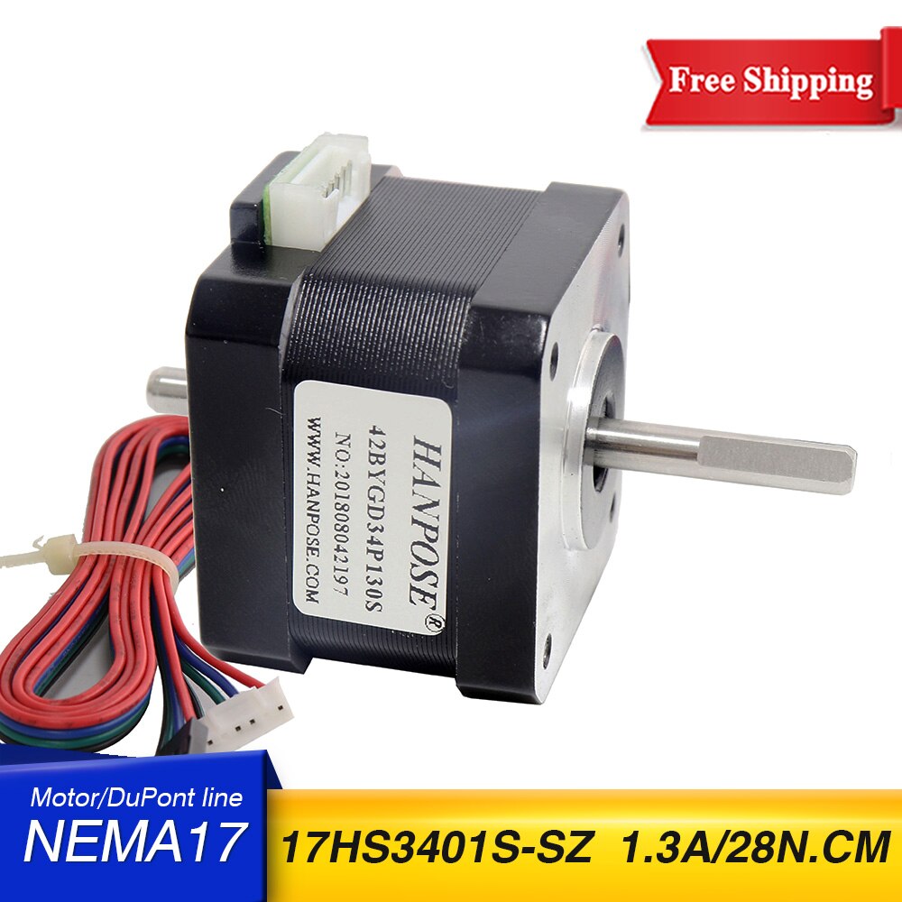 Nema 17 Stappenmotor 42 Dubbele As Motor 42 Bygh 1... – Grandado Nema 17 Stappenmotor 42 Dubbele As Motor 42 Bygh 1... – Grandado