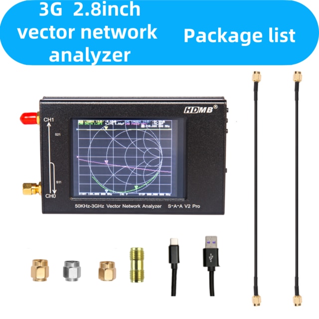 GS-200 2.8Inch Aanraken Screen 50Khz-3Ghz Vector N... – Grandado