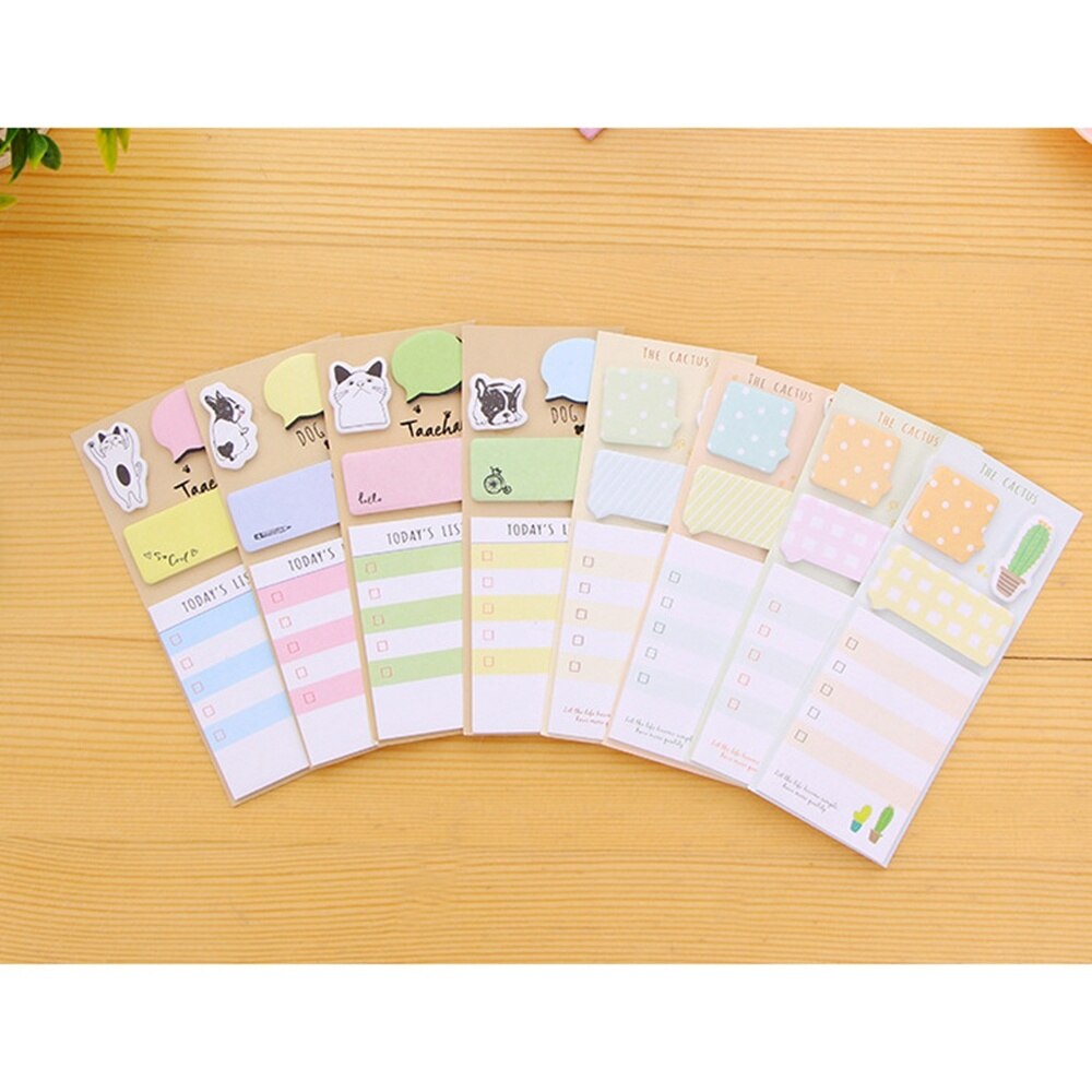 4 Pcs Cartoon N Times Stickers To Do List Notepads... – Grandado