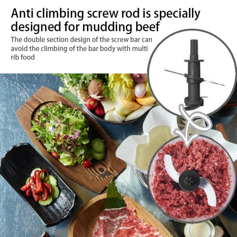 EU/US Plug Electric Kitchen Chopper Food Masher Me... – Grandado