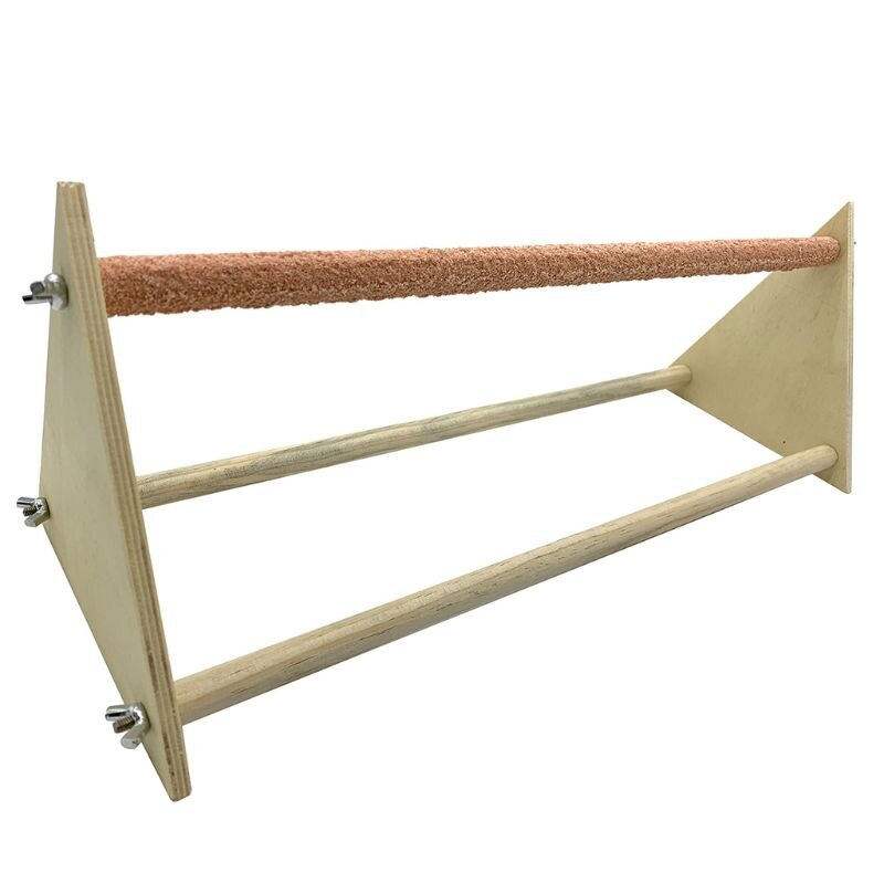 2 Pack Wood Chicken Perch Stand Bird Swing Toys Tr... – Vicedeal