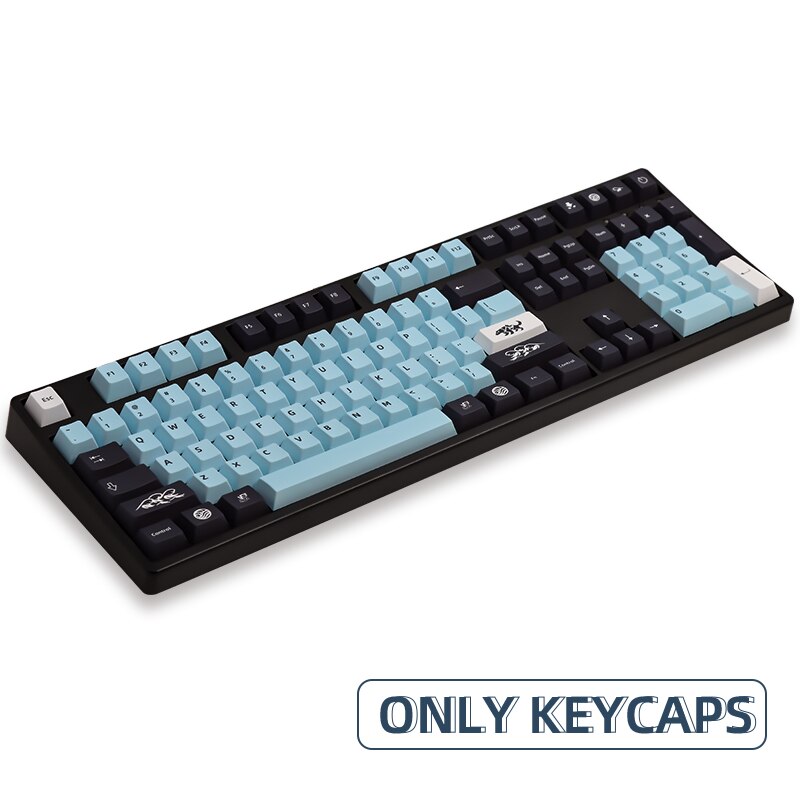 132 taster mizu dye sub keycaps cherry profile pbt... – Grandado