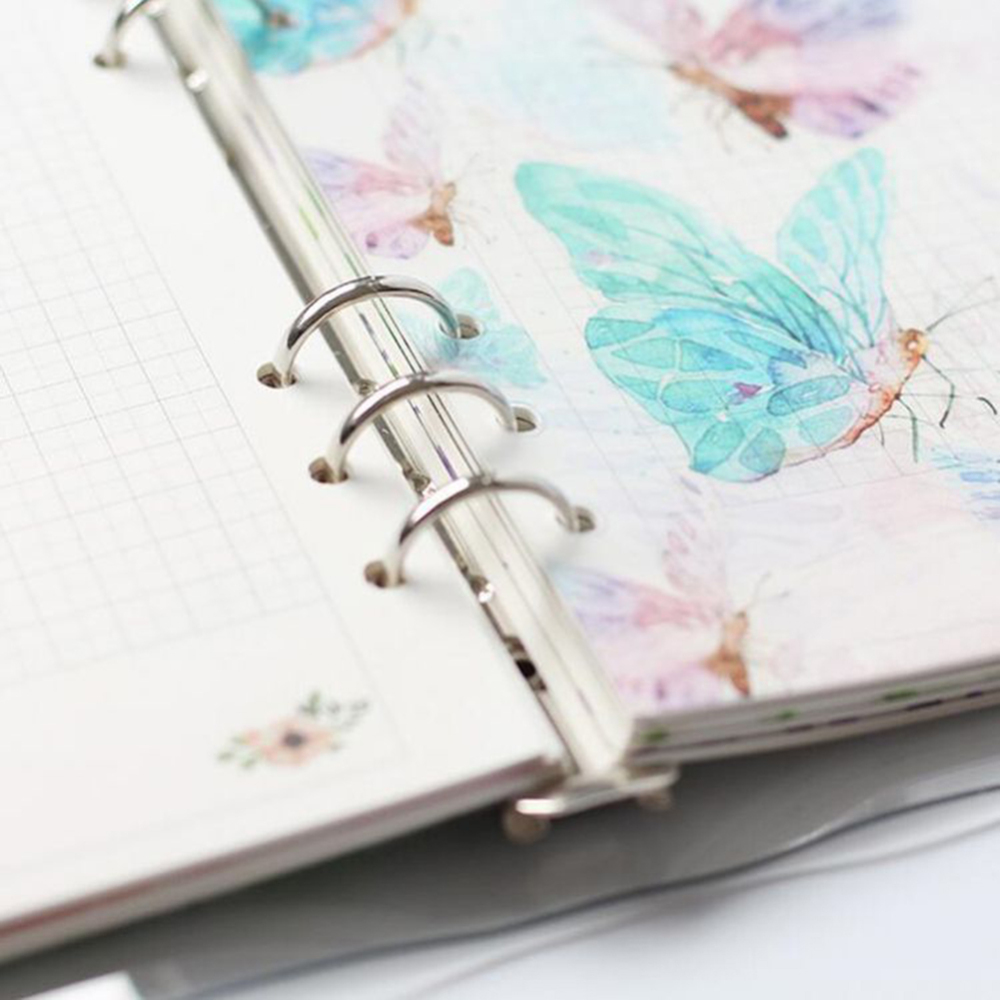 6 Sheets A5 6 7 Kawaii Spiral Notebook Divider, Cu... – Grandado