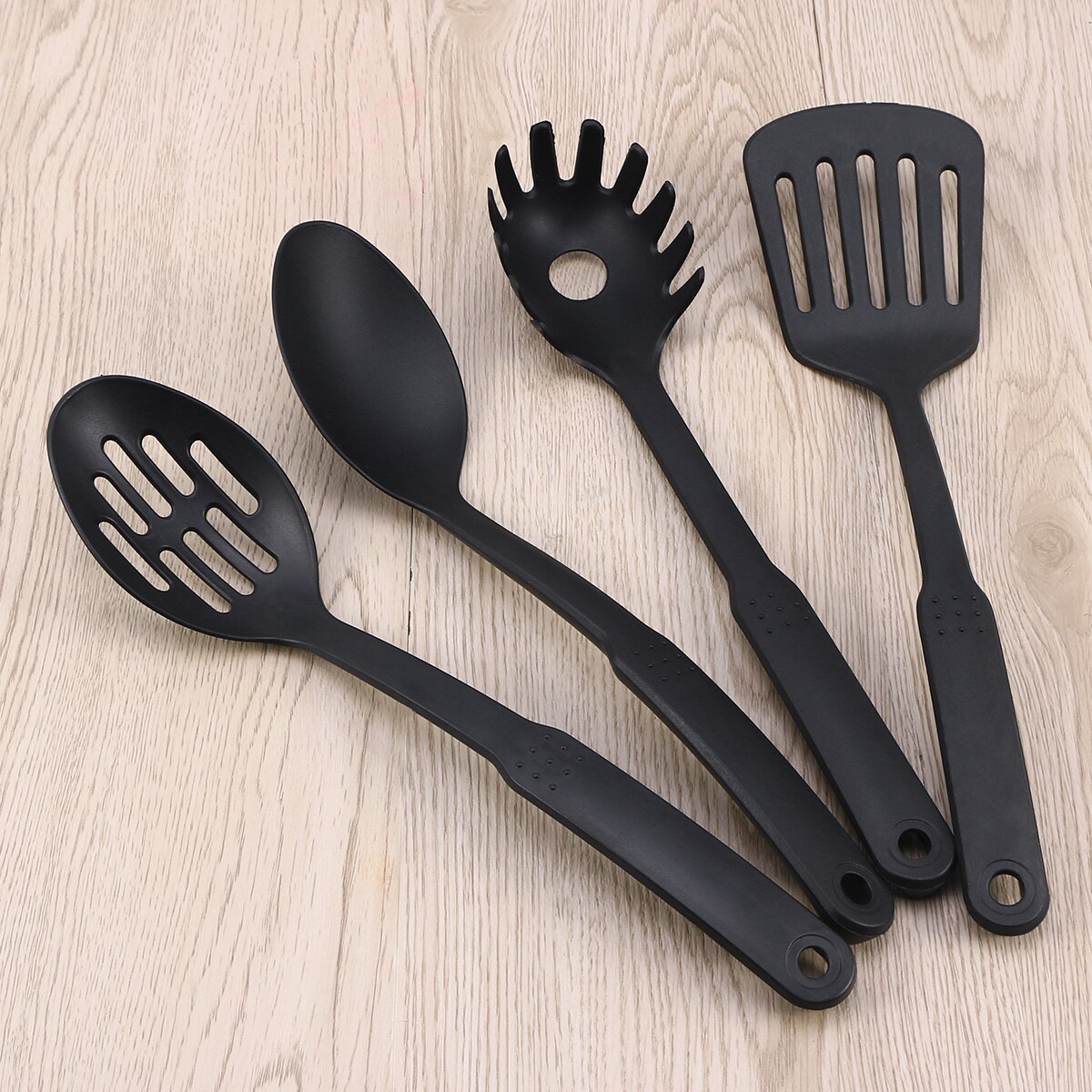6Pcs Keuken Tool Set Zwart Nylon Non-stick Keukeng... – Vicedeal
