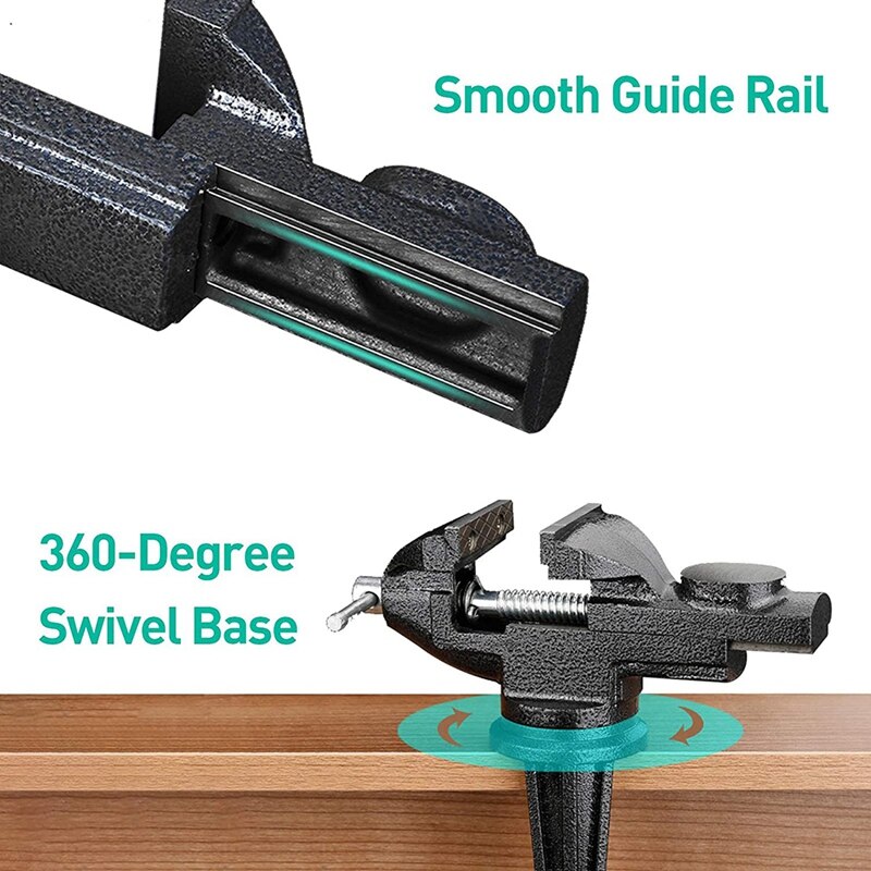 General Purpose 3-Inch Table Tiger,360 Degree Rota... – Grandado