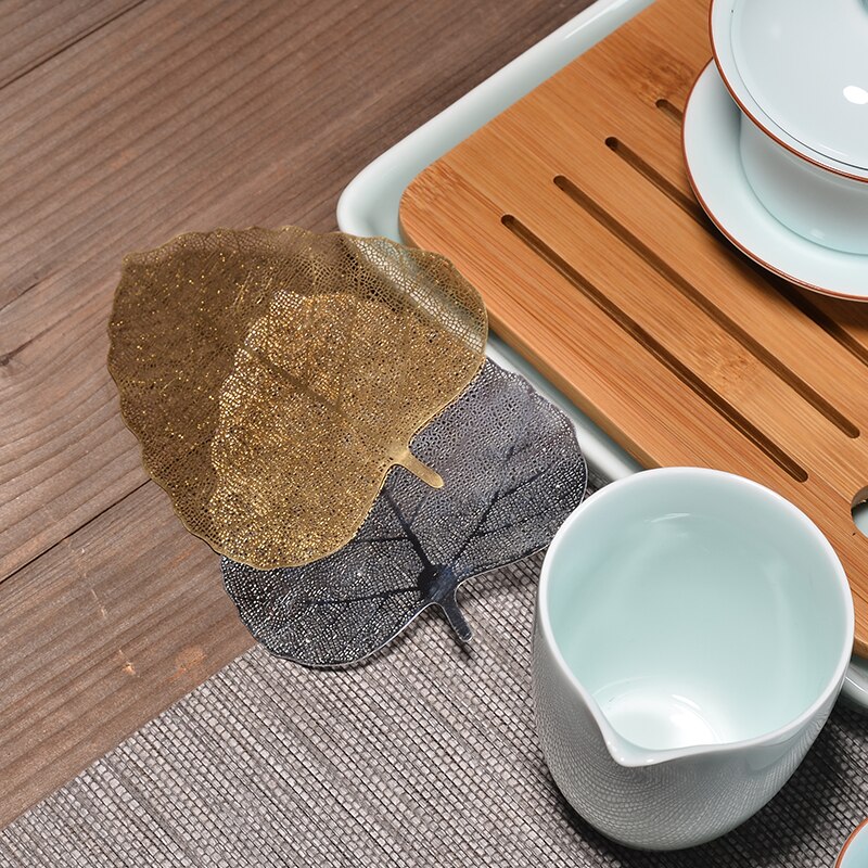 PINNY Bodhi Leaf Tea Filter Copper Leaves Tea Stra... – Grandado