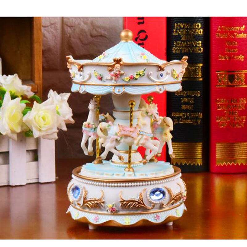 princess love girl music box musical box resin car... – Vicedeal
