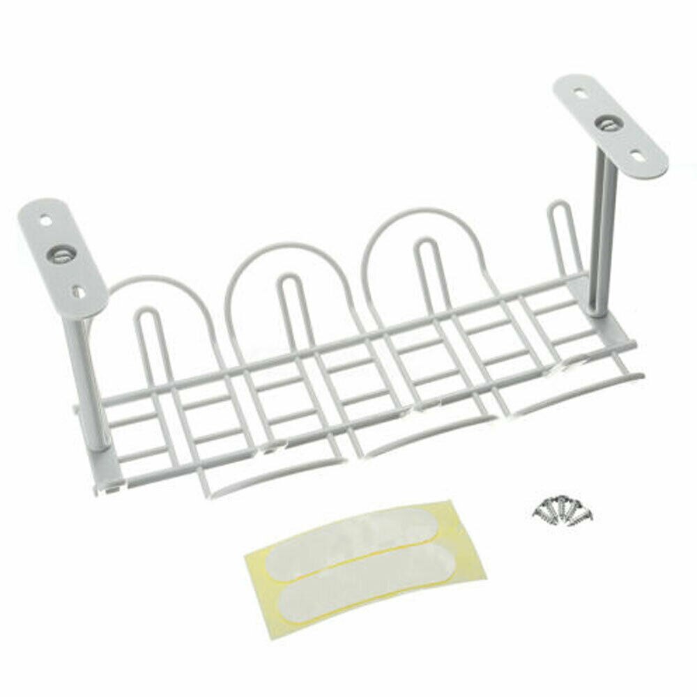 Under Desk Storage Rack Cable Management Tray Powe... – Grandado