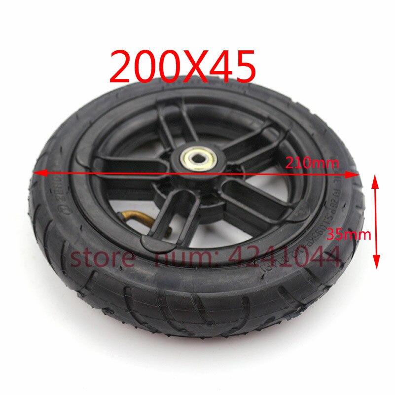 8 Inch Inflatable Wheel 200x45 Pneumatic Tyre Use ... – Grandado