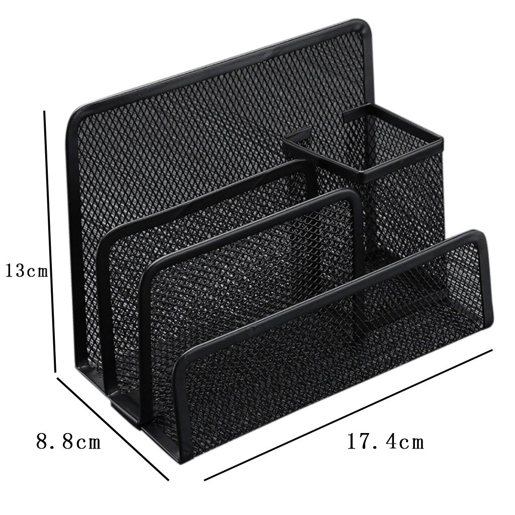 Desktop storage rack Barbed Wire Three-Layer Lette... – Grandado