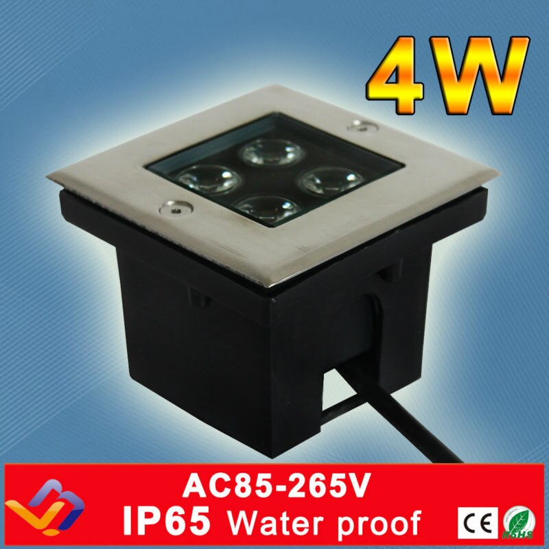 4*1w Square led inground recessed lights Stage Sta... – Vicedeal