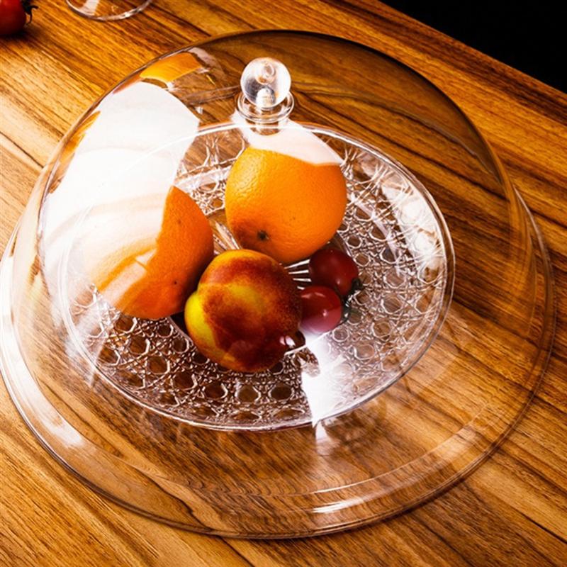 14/12/10/8 inch Food Cover Transparent Round Foods... – Grandado
