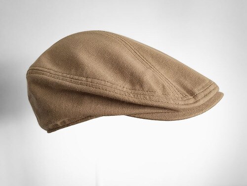 Hat Man Spring Summer Linen Berets Men British Ret... – Grandado