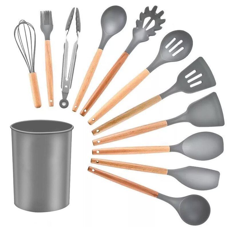 Rodanny 12PC Kitchen Silicone Cooking Utensils Set... – Vicedeal