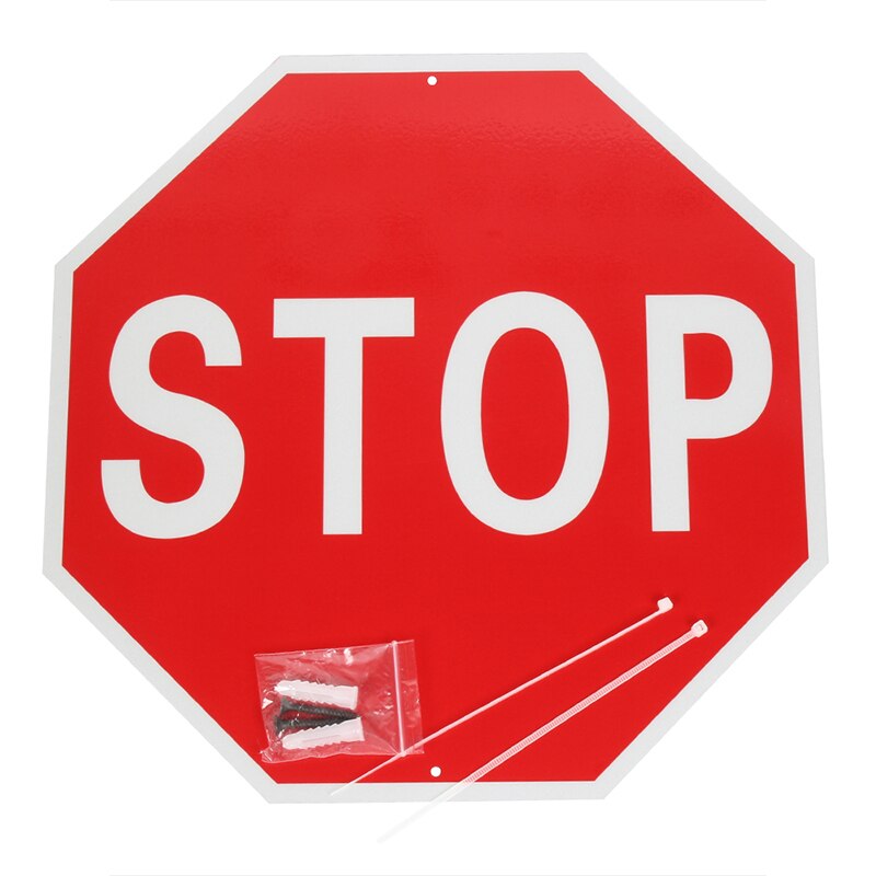 Retro LED Metal Tin Sign STOP Plaque Poster Bar Pu... – Vicedeal