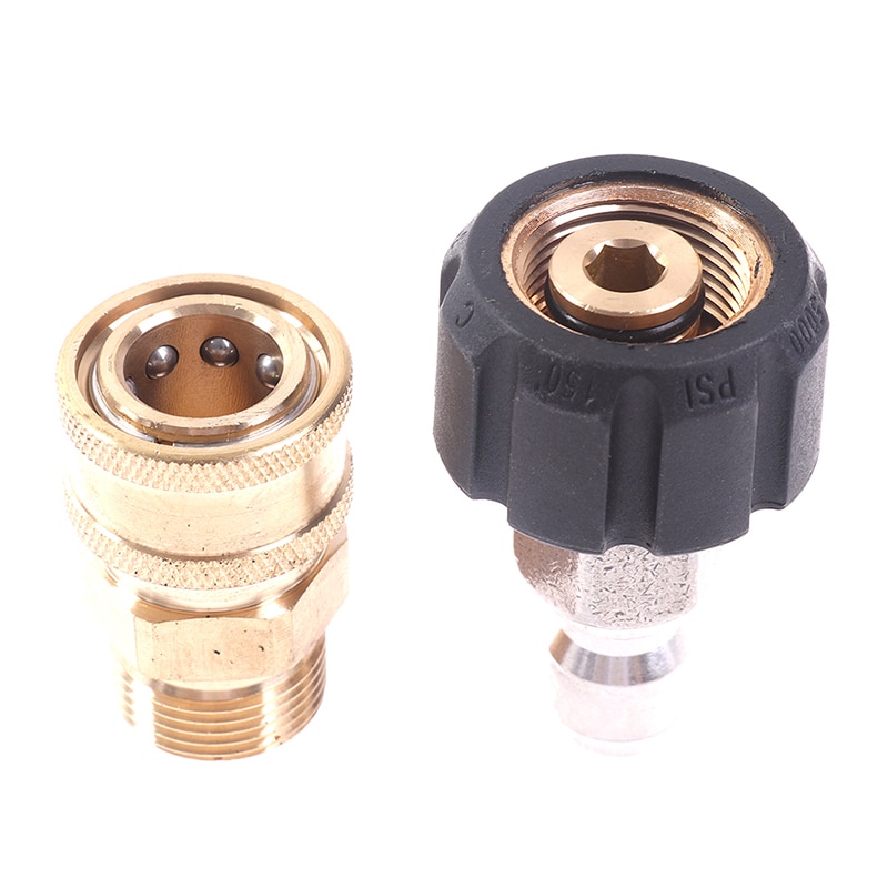 Pressure Washer Adapter Quick Connector M22 15mm S... – Grandado