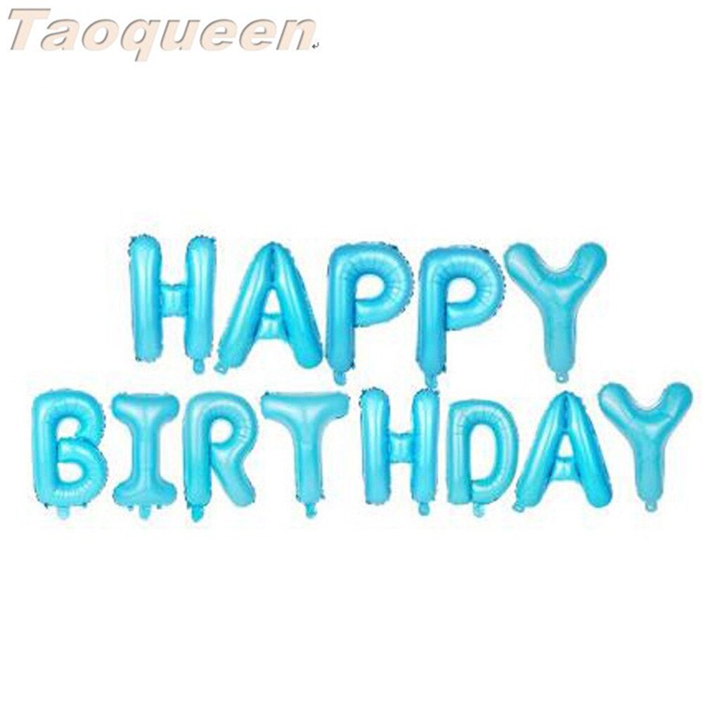 Gold Blue Pink Letters Happy Birthday Decor Home B... – Grandado