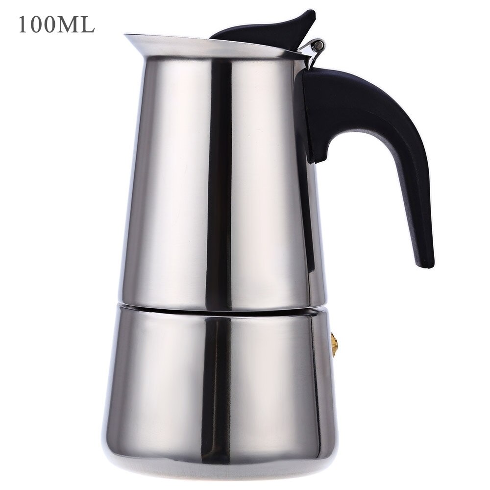 Coffee Maker Mocha Coffee Pot Moka Stainless Steel... – Grandado
