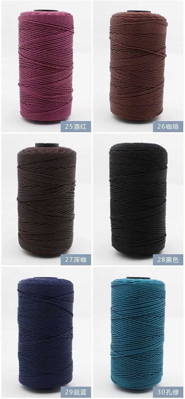 130g Thread String Shoes Soft Lace Colorful Weavin... – Vicedeal