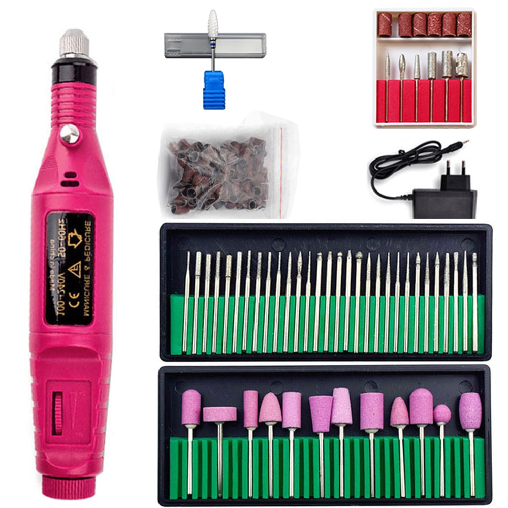 Complete Set Of Portable Electric Nail Drill Machi... – Vicedeal
