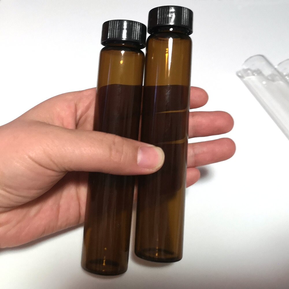 10Pcs 27x140mm 60ml Brown Glass Sample Bottle Glas... – Grandado